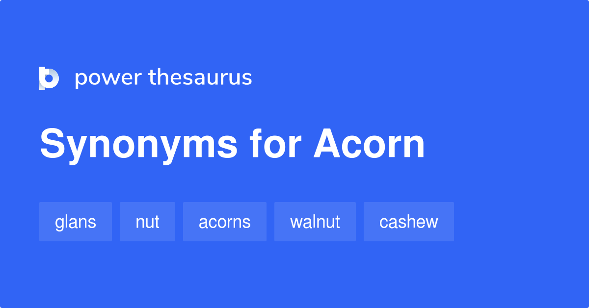ACORN Synonyms: 208 Similar Words & Phrases