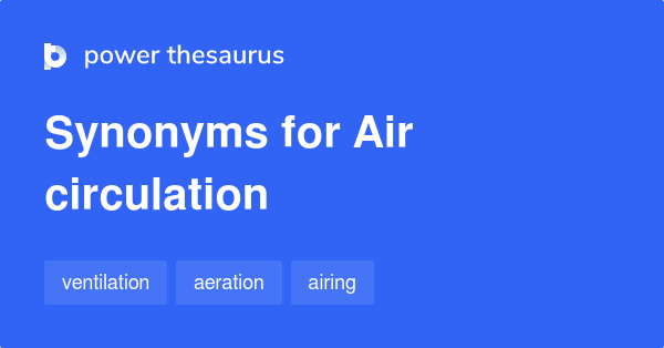 AIR CIRCULATION Synonyms: 322 Similar Words & Phrases