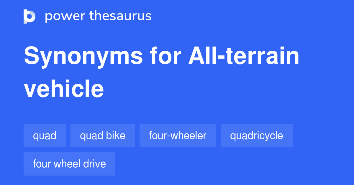 All-terrain Vehicle synonyms - 164 Words and Phrases for All-terrain ...