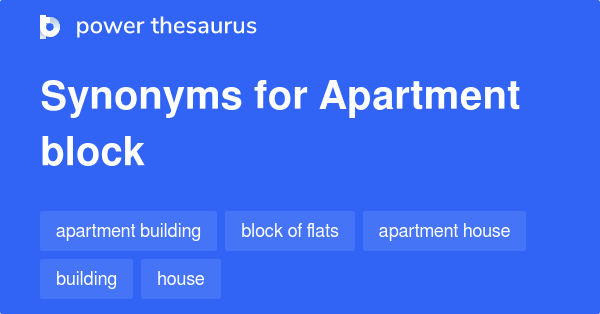 Apartment Block synonyms - 93 Words and Phrases for Apartment Block