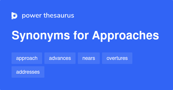 APPROACHES Synonyms: 1 362 Similar Words & Phrases