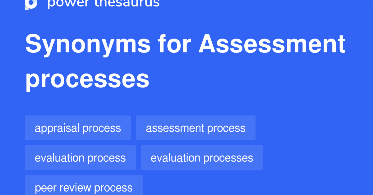 Assessment Processes synonyms - 42 Words and Phrases for Assessment ...
