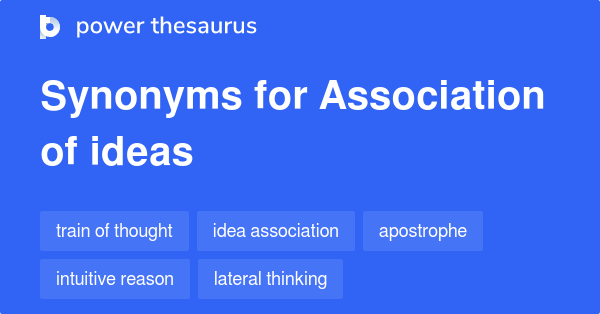 Association Of Ideas synonyms - 79 Words and Phrases for Association Of ...