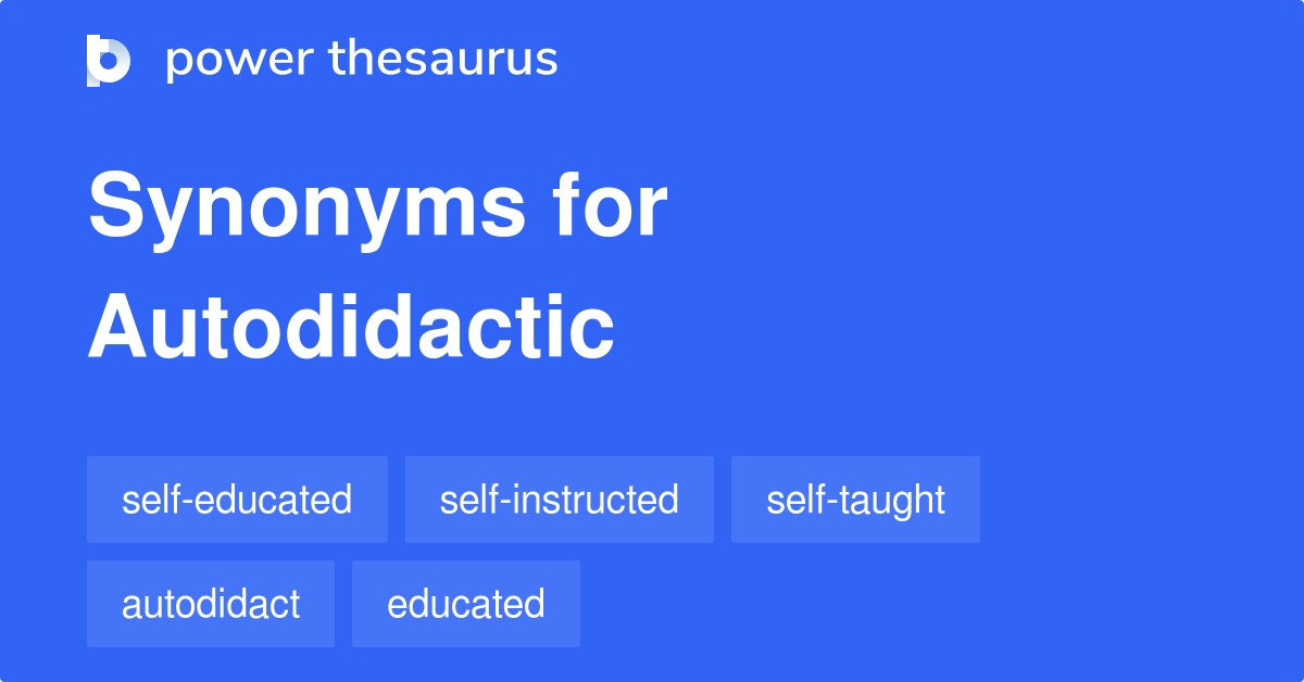 125 AUTODIDACTIC Synonyms