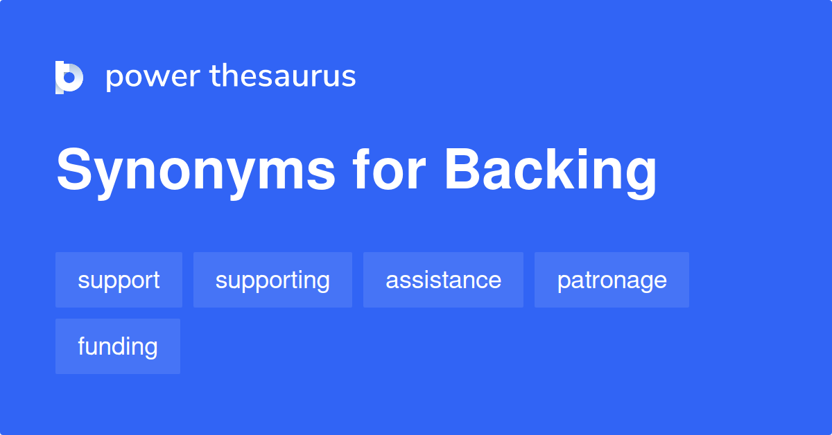 3 198 BACKING Synonyms