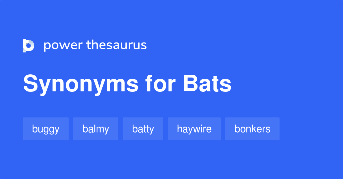 BATS Synonyms: 428 Similar Words & Phrases