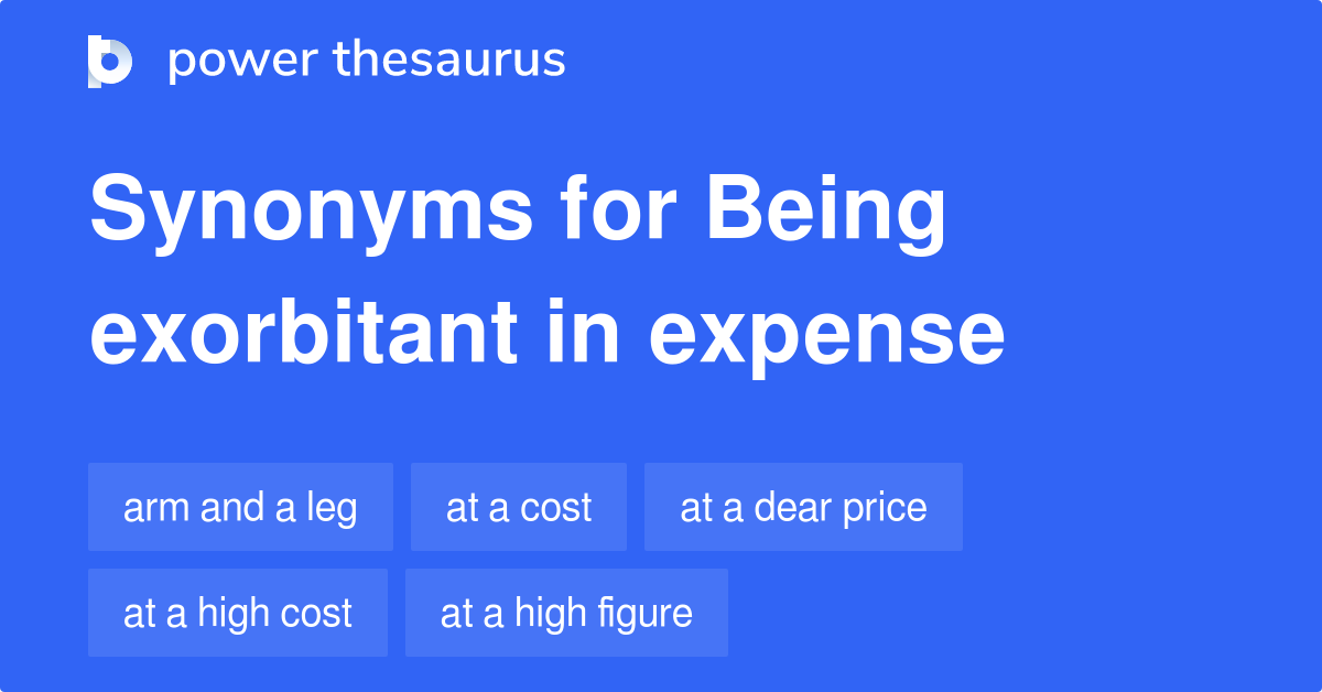 1 Idiom About Being Exorbitant In Expense