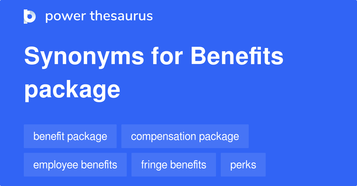 Benefits Synonym