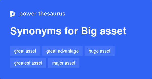BIG ASSET Synonyms: 72 Similar Phrases