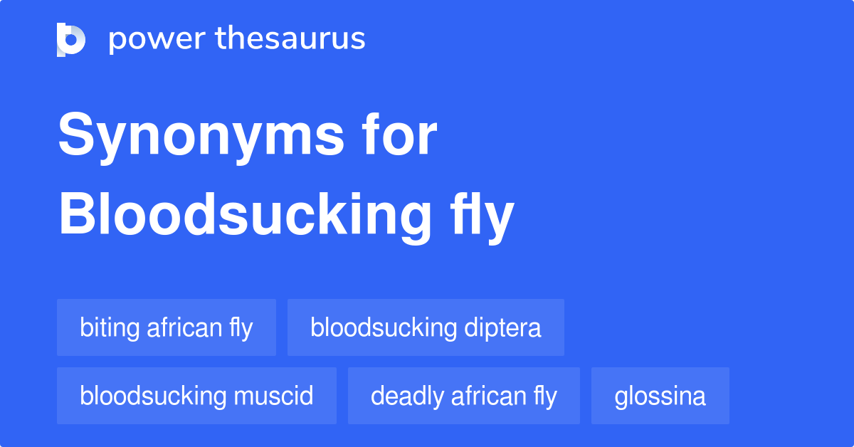 Bloodsucking Fly synonyms - 51 Words and Phrases for Bloodsucking Fly