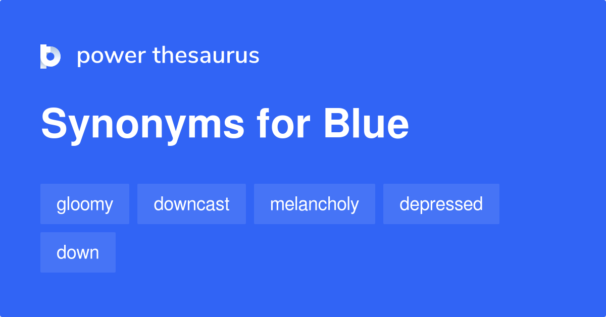 1 213 Adjective Synonyms for Blue