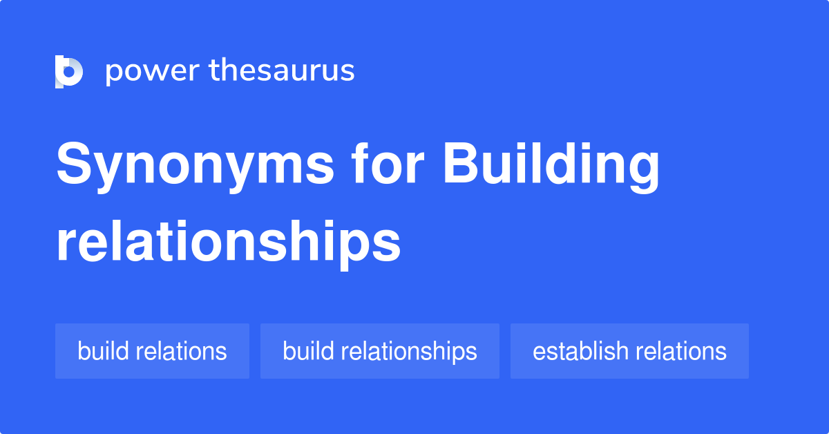 BUILDING RELATIONSHIPS Synonyms: 215 Similar Words & Phrases