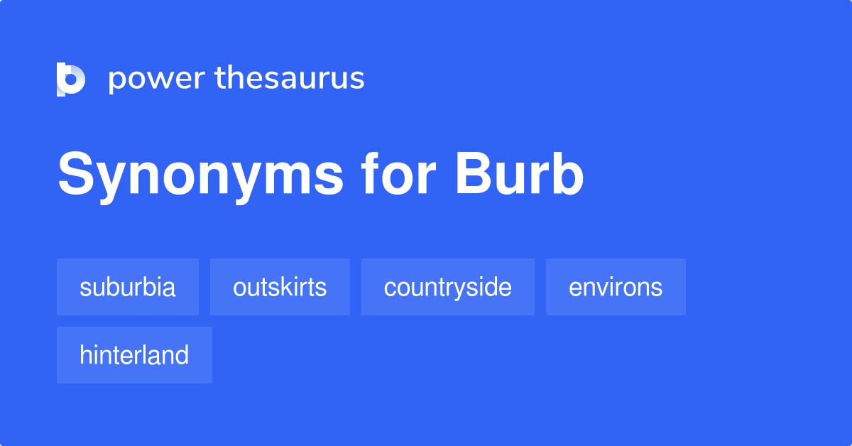 68 BURB Synonyms