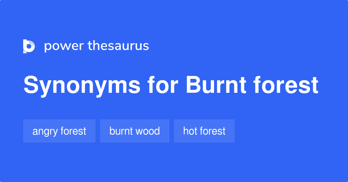 BURNT FOREST Synonyms: 20 Similar Phrases