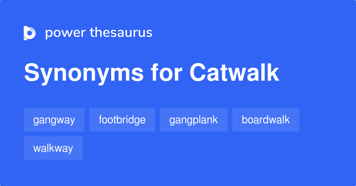 CATWALK Synonyms: 250 Similar Words & Phrases