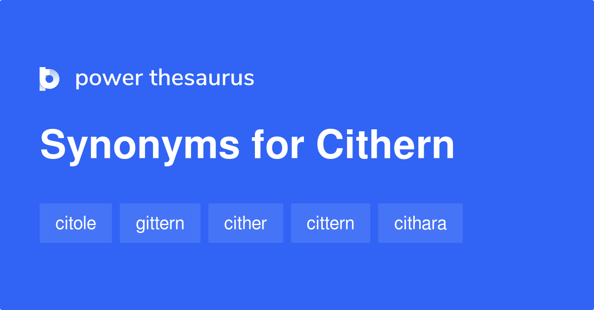 Cithern synonyms - 7 Words and Phrases for Cithern