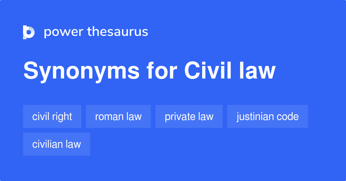 200 CIVIL LAW Synonyms