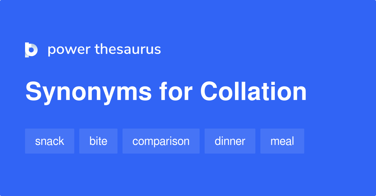 386 COLLATION Synonyms