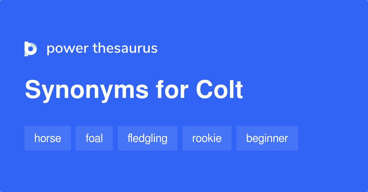 COLT Synonyms: 824 Similar Words & Phrases