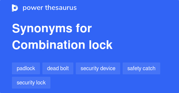163 COMBINATION LOCK Synonyms