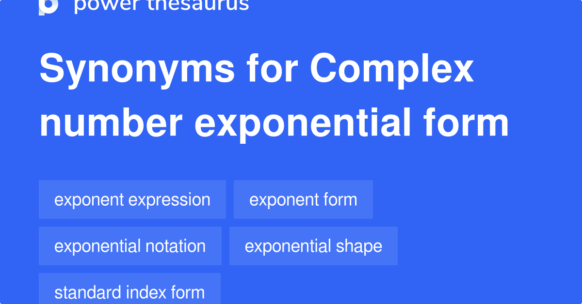 Exponential Form