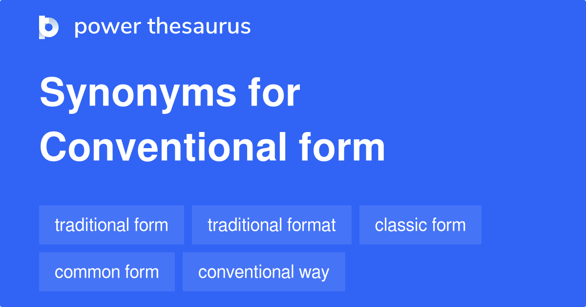 Conventional Synonym