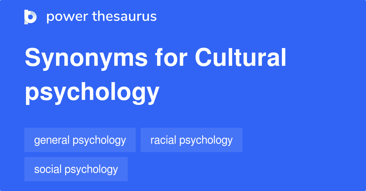 Social Cultural Psychology