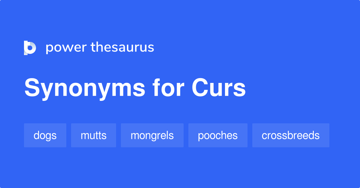 Curs synonyms - 120 Words and Phrases for Curs