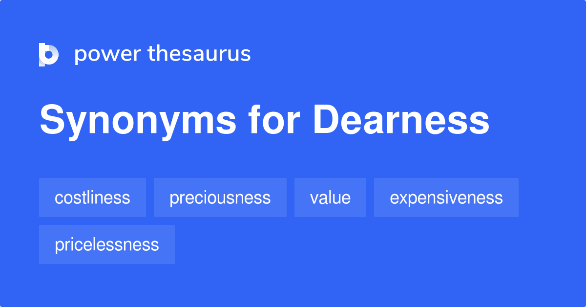 DEARNESS Synonyms: 96 Similar Words & Phrases
