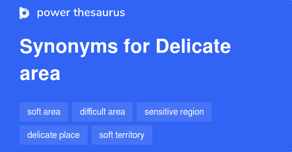 Delicate Area synonyms - 70 Words and Phrases for Delicate Area