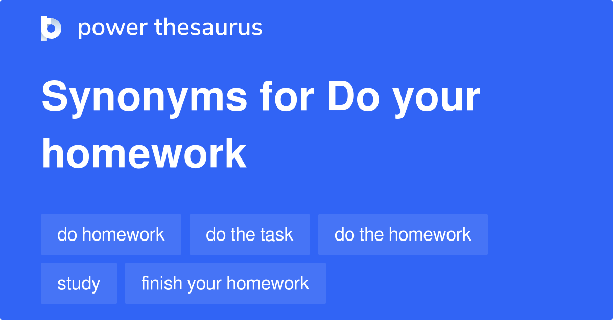 Do Your Homework Sign