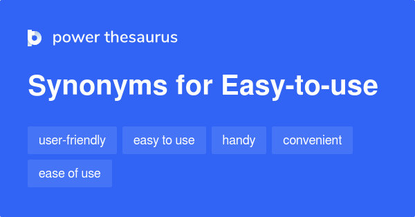 EASY-TO-USE Synonyms: 140 Similar Words & Phrases