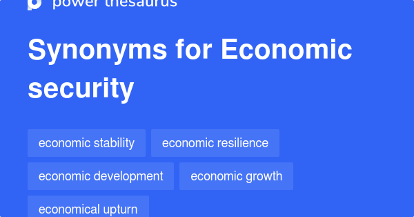 Economic Security Definition