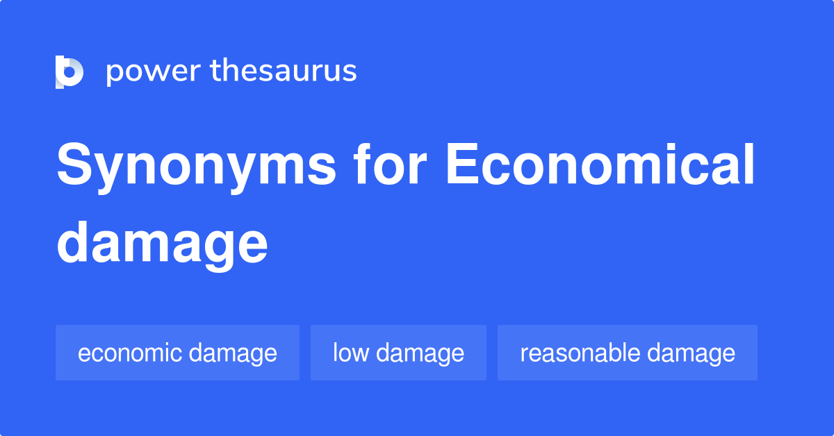 Economical Damage synonyms - 6 Words and Phrases for Economical Damage