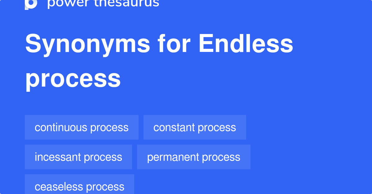 Endless Process synonyms - 71 Words and Phrases for Endless Process