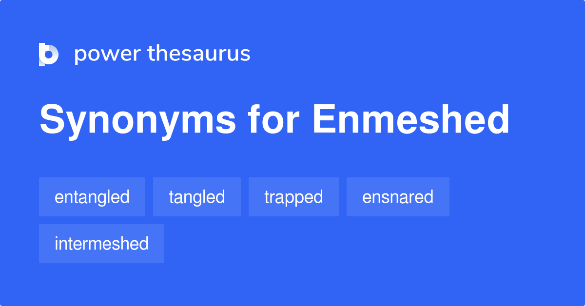 ENMESHED Synonyms: 406 Similar Words & Phrases