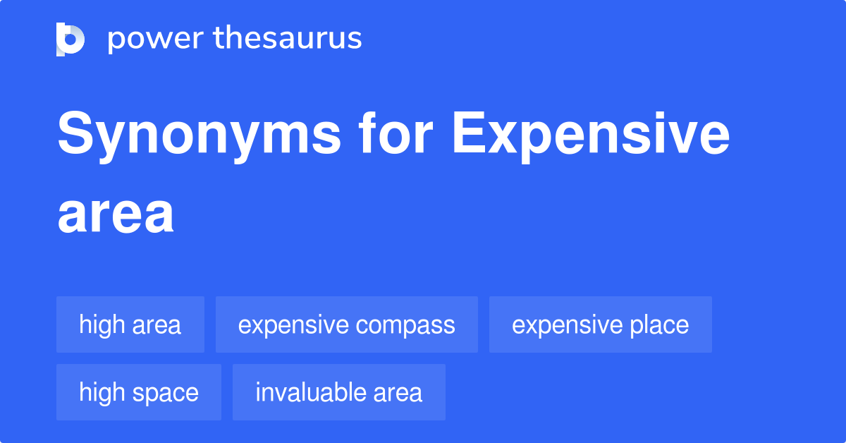 10 EXPENSIVE AREA Synonyms