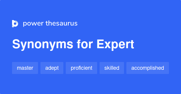 EXPERT Synonyms: 3 173 Similar Words & Phrases