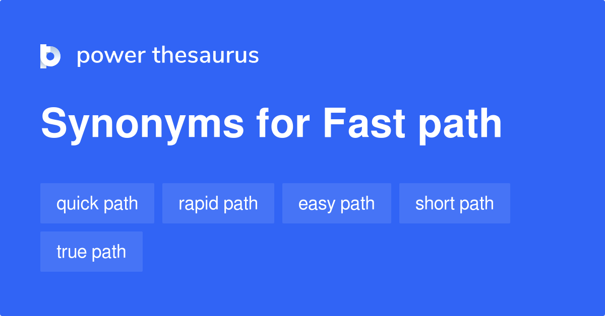 45 FAST PATH Synonyms