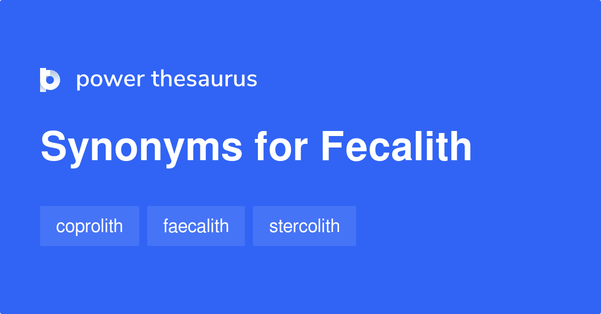 Fecalith