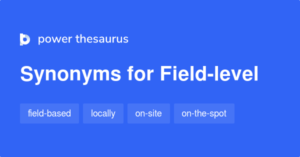 FIELD-LEVEL Synonyms: 47 Similar Words & Phrases