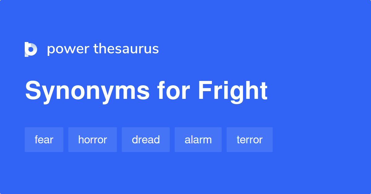 FRIGHT Synonyms: 896 Similar Words & Phrases