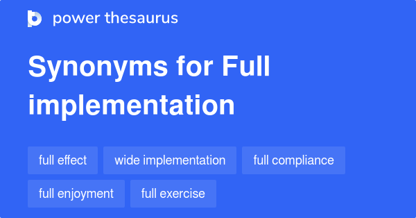 Implementing Synonym