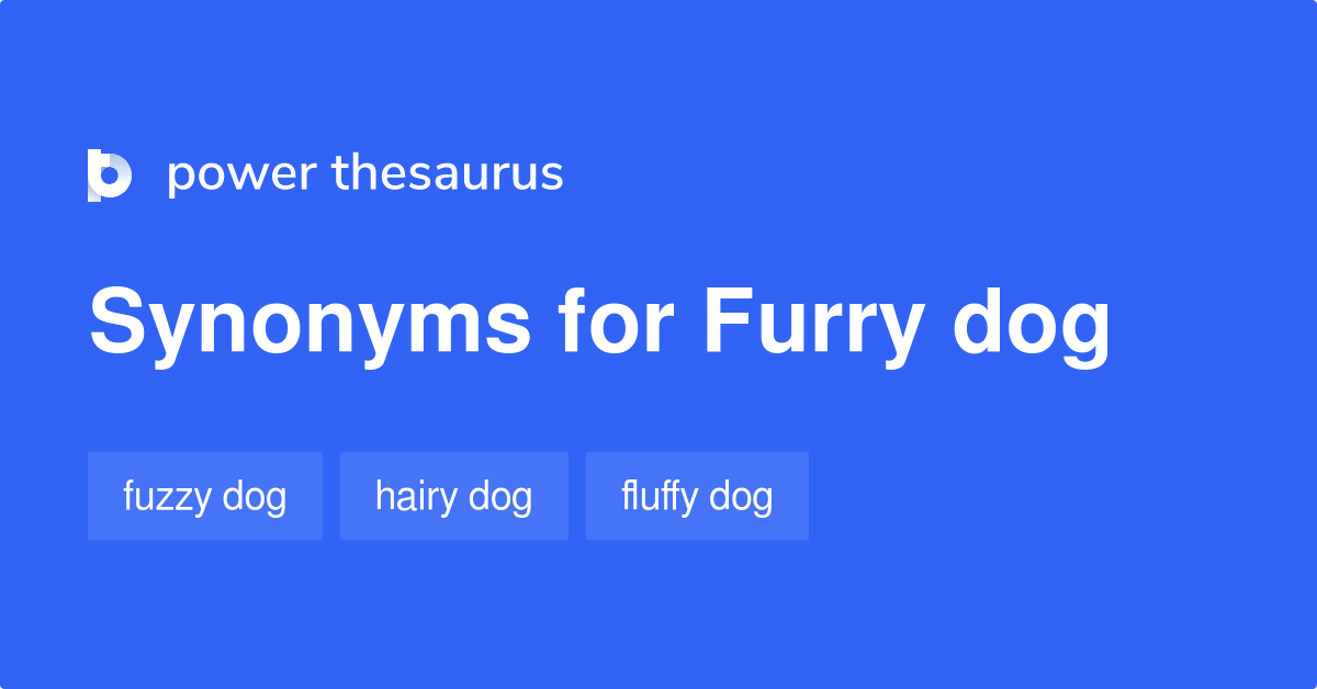 Furry Dog synonyms - 34 Words and Phrases for Furry Dog