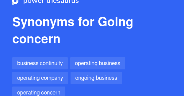 GOING CONCERN Synonyms: 48 Similar Words & Phrases
