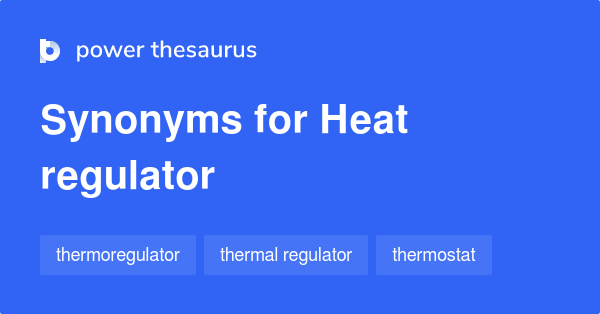 Heat Regulator synonyms - 5 Words and Phrases for Heat Regulator
