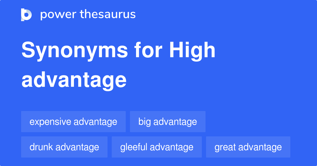 Advantages Synonym