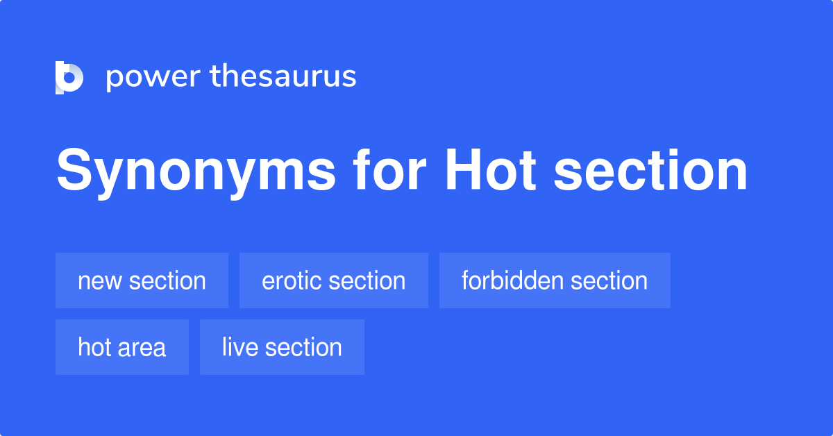Hot Section synonyms - 15 Words and Phrases for Hot Section