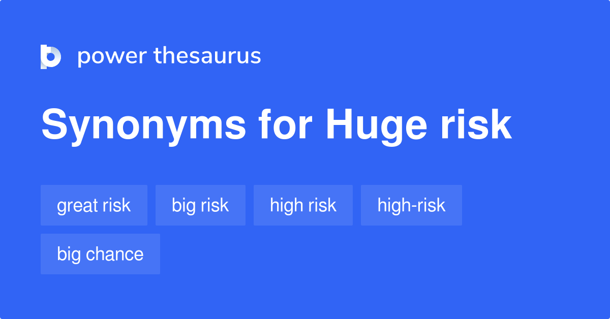 HUGE RISK Synonyms: 264 Similar Words & Phrases