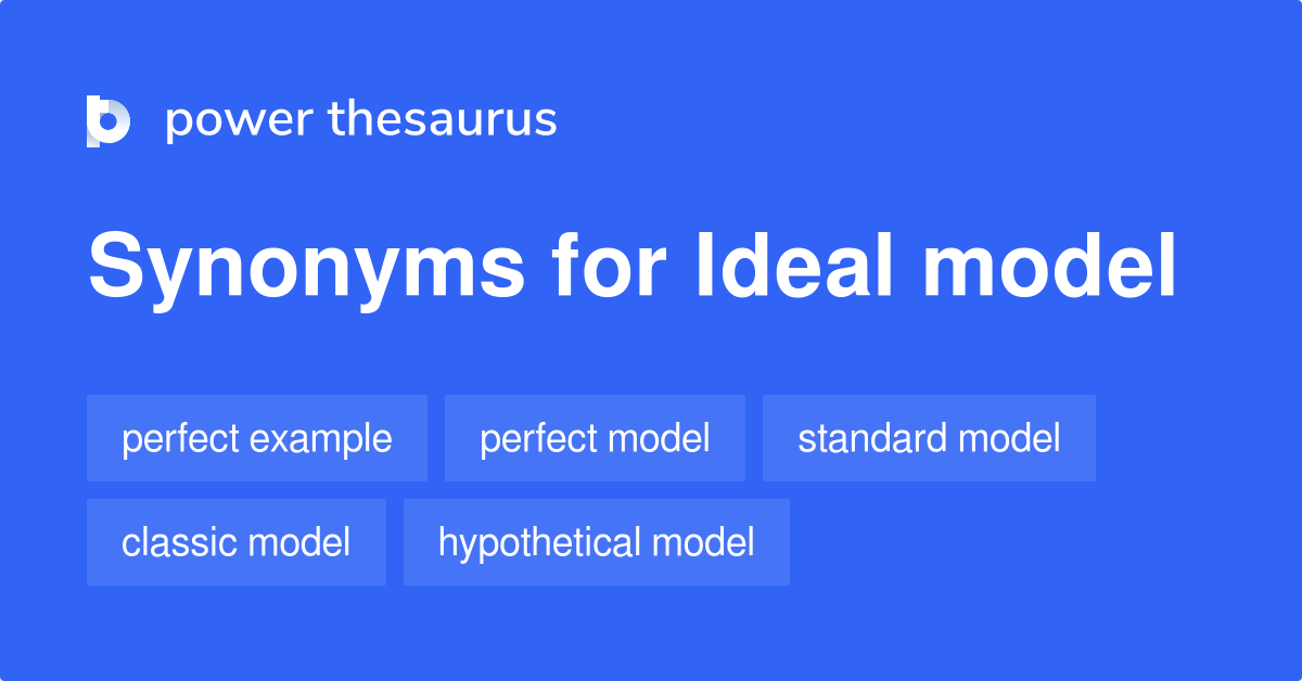 IDEAL MODEL Synonyms: 86 Similar Words & Phrases